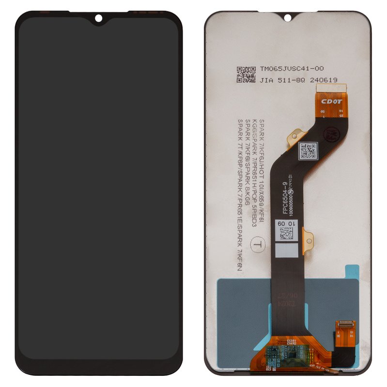 LCD compatible with Tecno Spark 7 (KF6n), Spark 7 Go (KF6m); Infinix ...