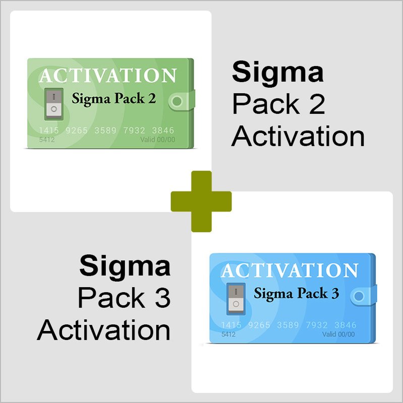 Activaciónes Pack 2 y Pack 3 para Sigma - GsmServer