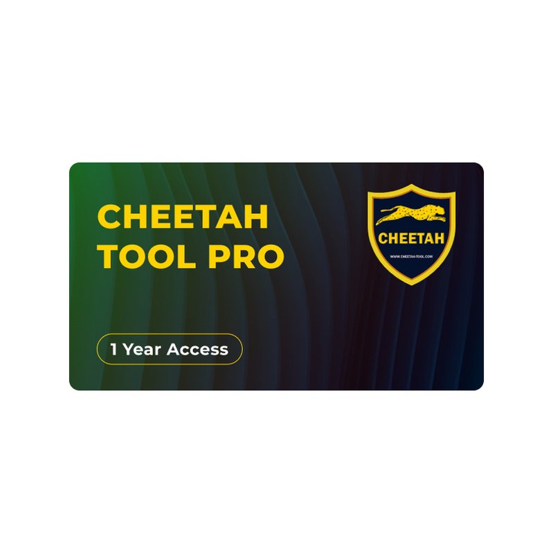 Activación Cheetah Tool Pro por 1 año - GsmServer